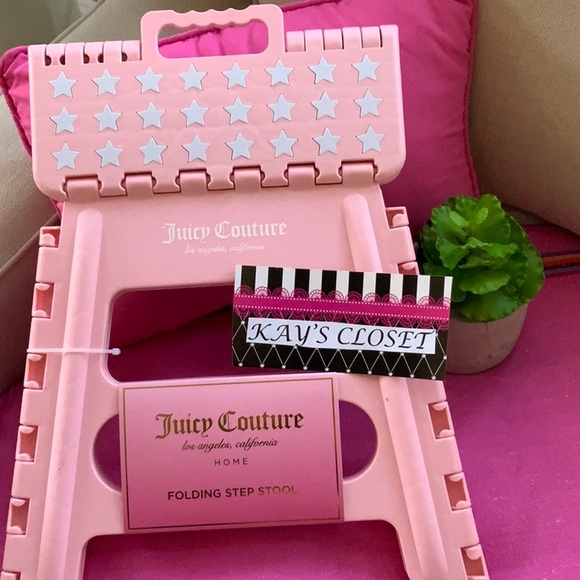 Juicy Couture | Accents | Juicy Couture Signature Jc Step Stool | Poshmark